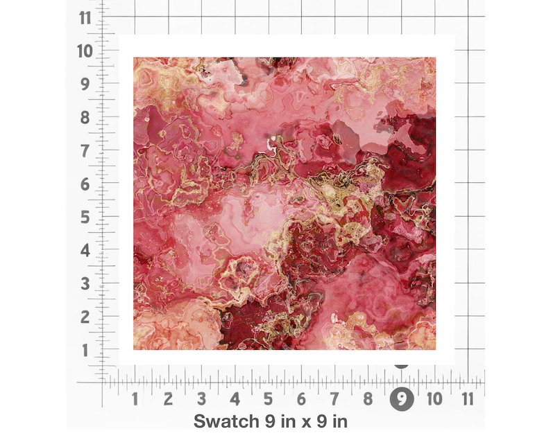 Abstract Art Fabric Printed by the Yard: Polyester Poplin or Pima ...