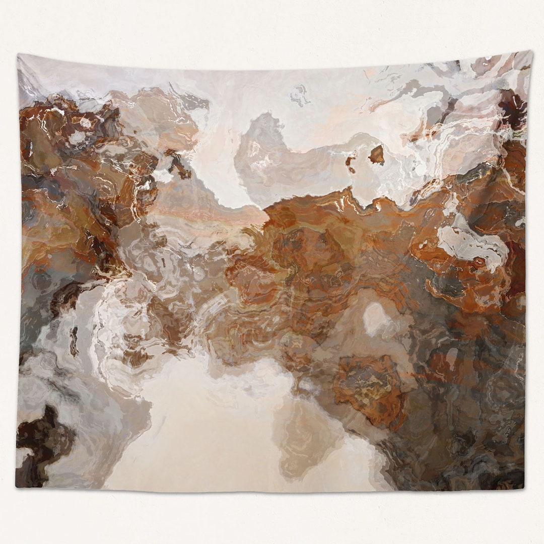 Abstract Art Tapestry: Large Modern Wall Hanging - Ball and Chain in ...
