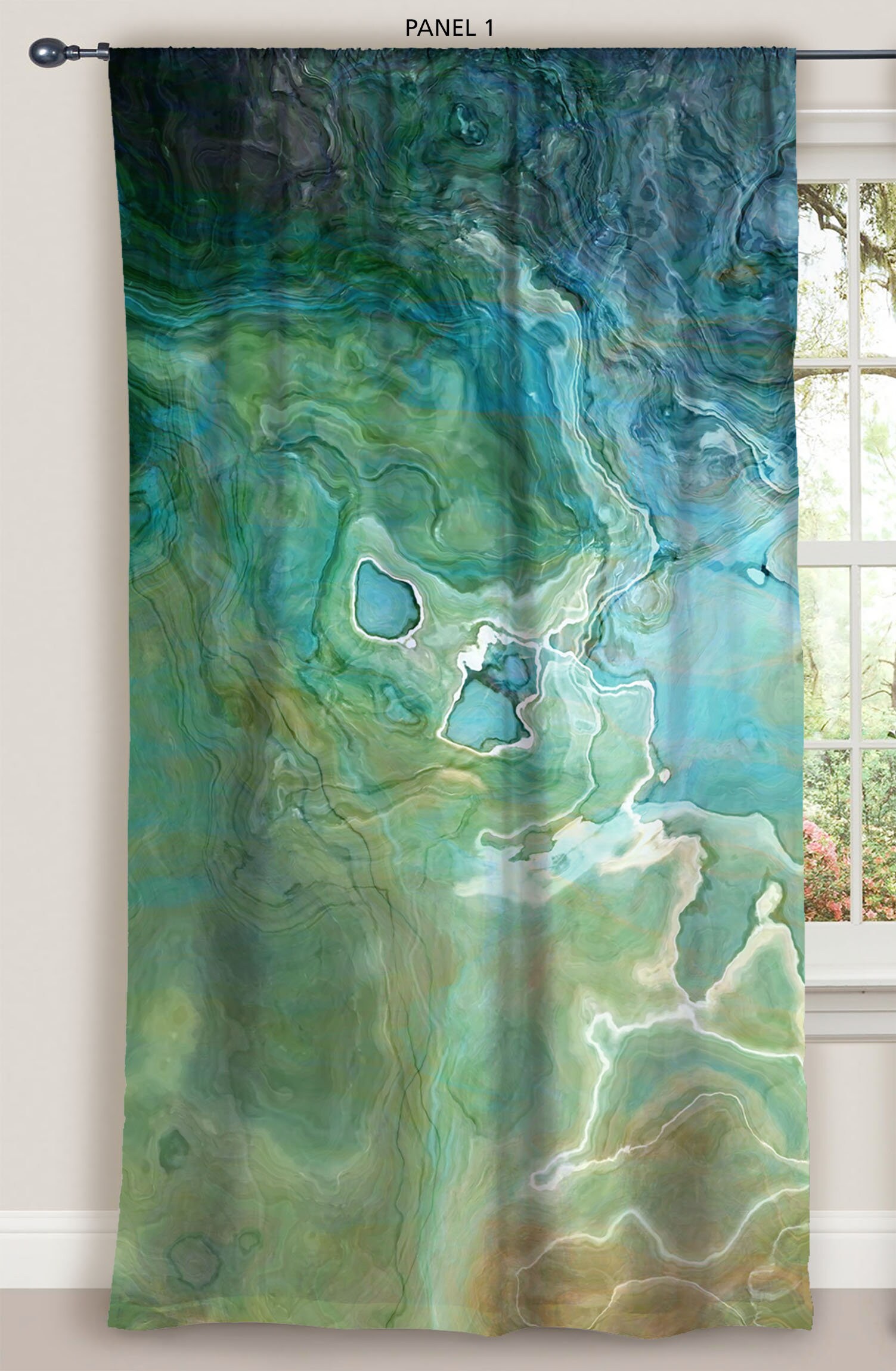 Abstract Art Window Curtain 50x84 Panels Blackout Drapes - Etsy
