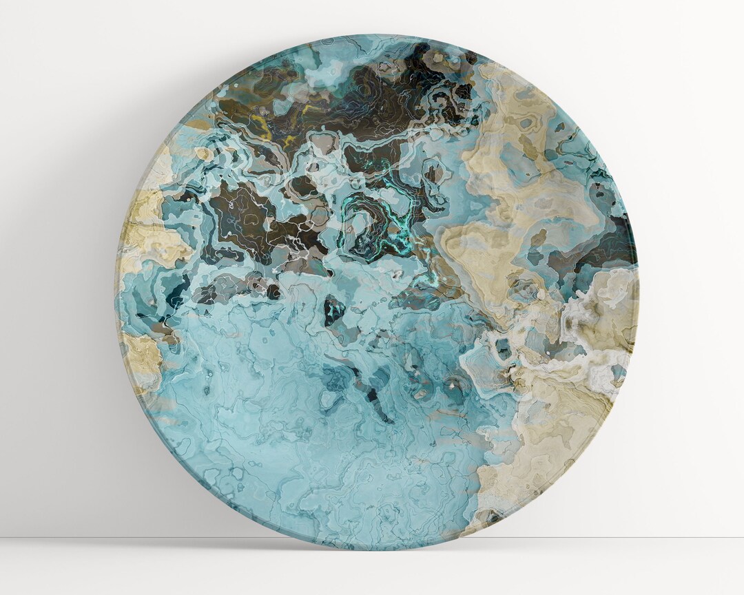 Abstract Art Plate: Unbreakable Indoor/outdoor Dinnerware - Rhythm - Etsy