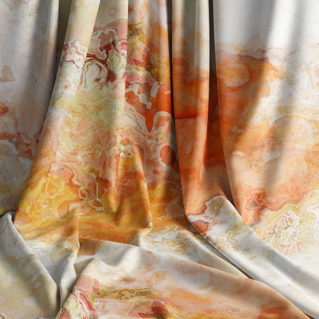 Abstract Art Fabric Printed by the Yard or Fat Quarter, Polyester ...