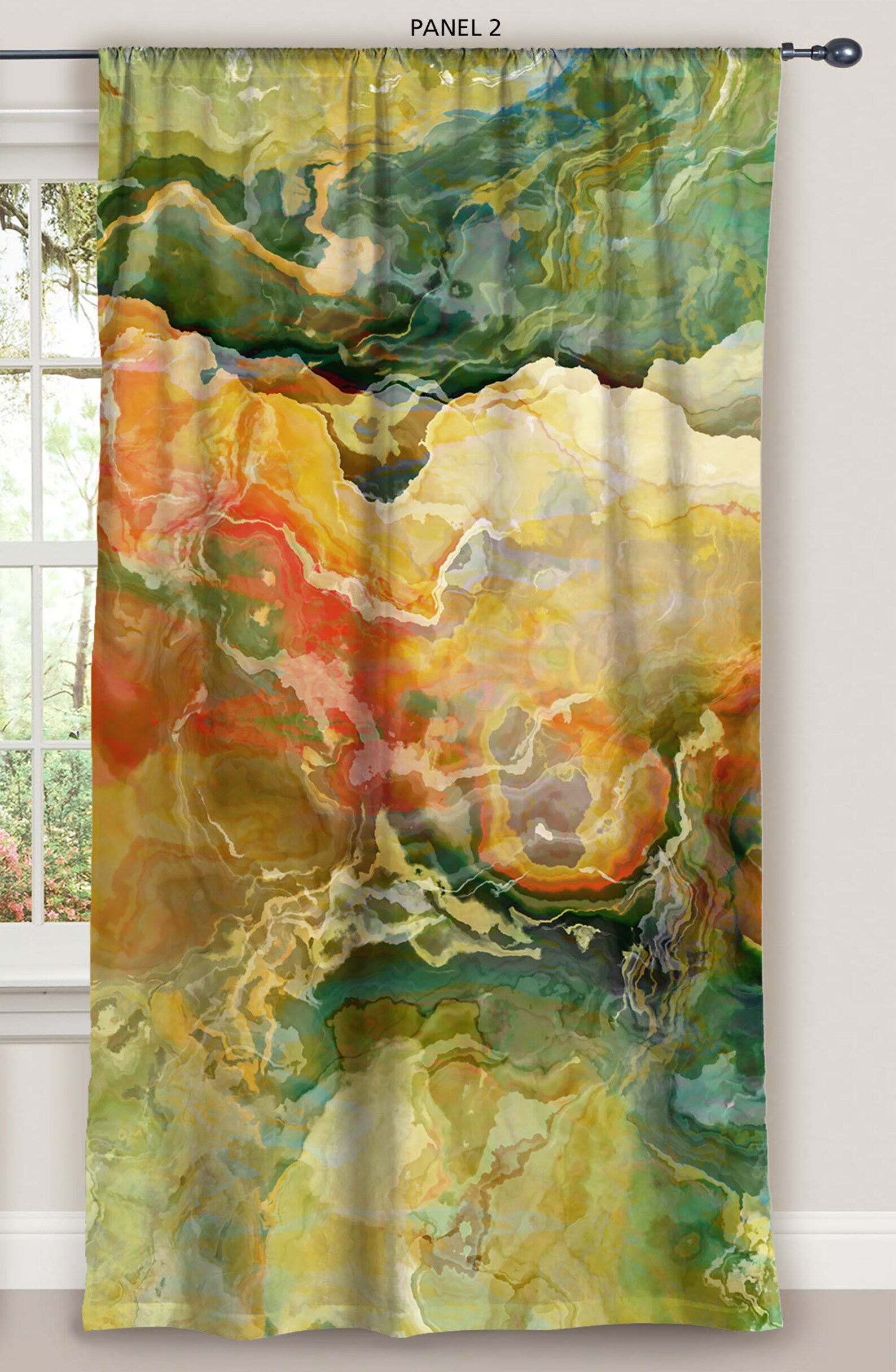 Abstract Art Window Curtain 50x84 Panels Blackout Drapes - Etsy
