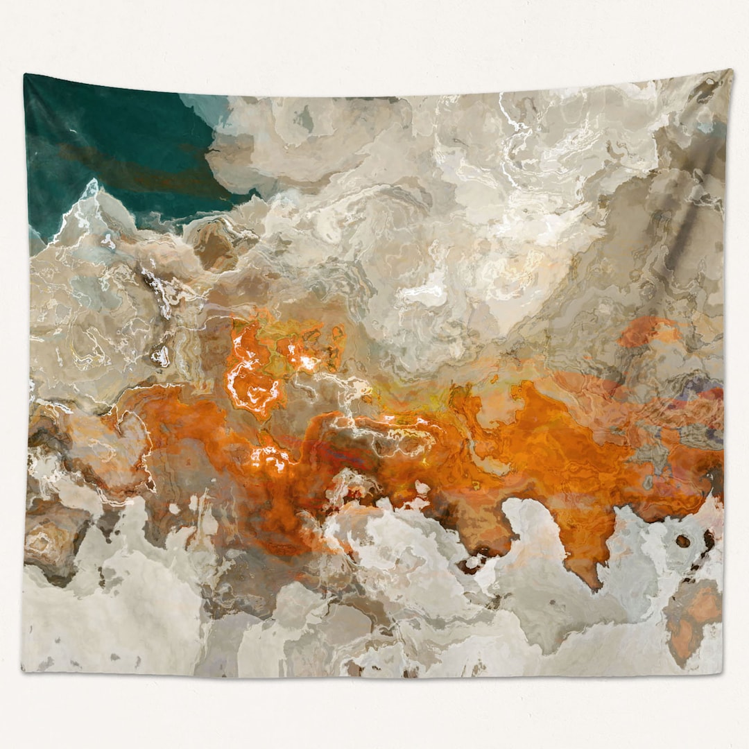 Abstract Art Tapestry Large Wall Hanging, Modern Living Room or Bedroom ...