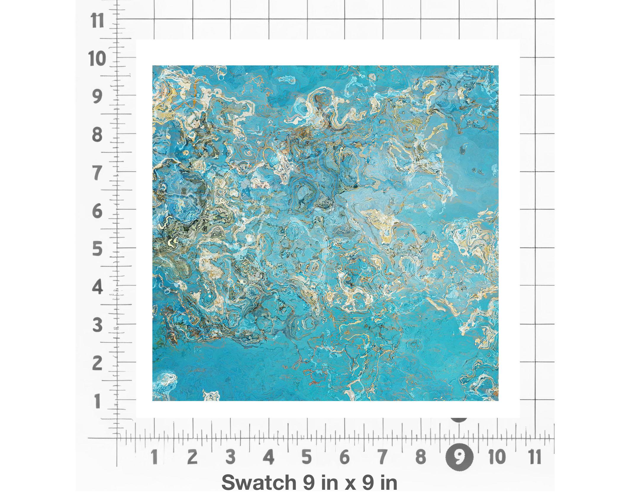 Abstract Art Fabric Printed by the Yard: Polyester Poplin or Pima ...