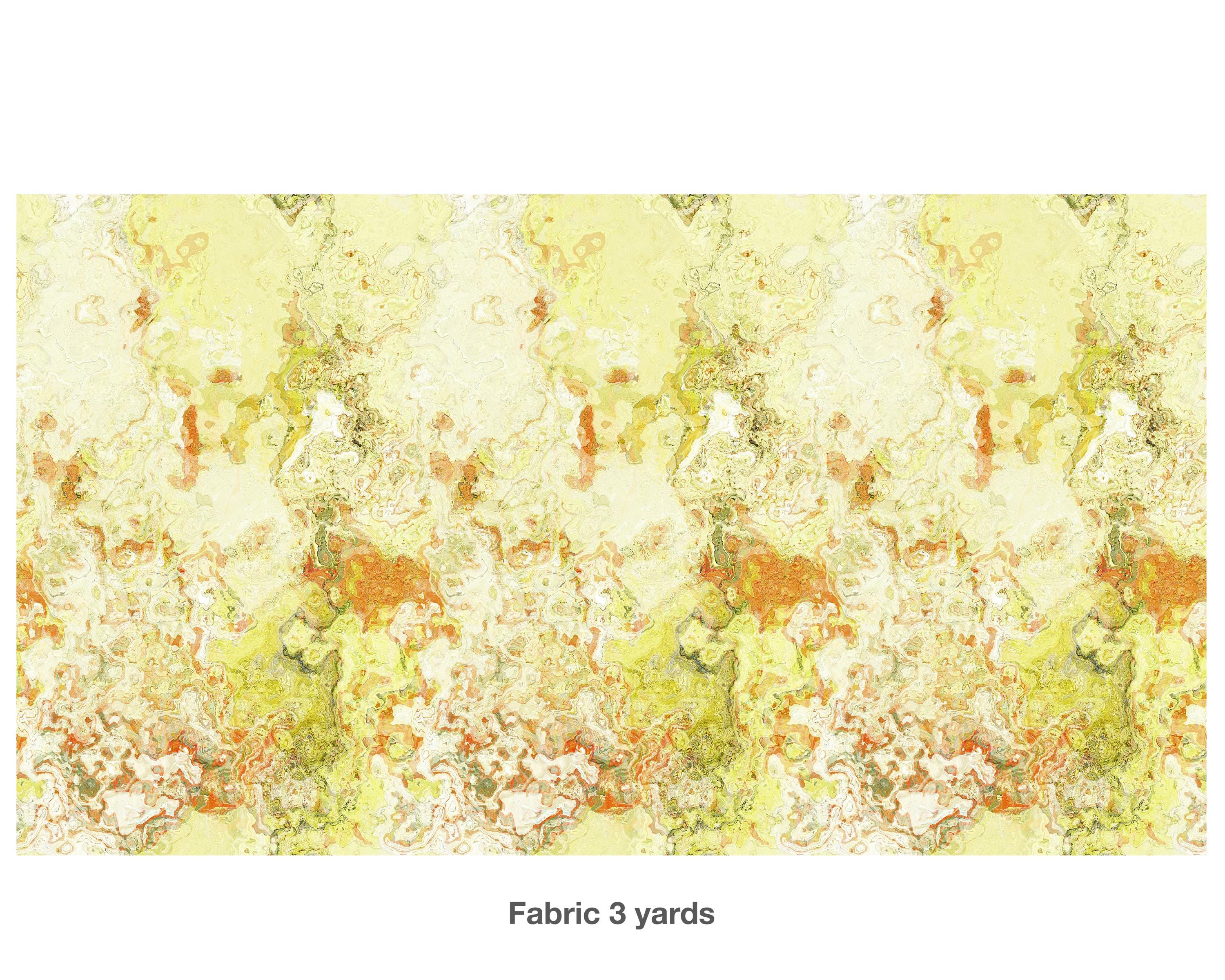 Abstract Art Fabric Printed by the Yard: Polyester Poplin or Pima ...