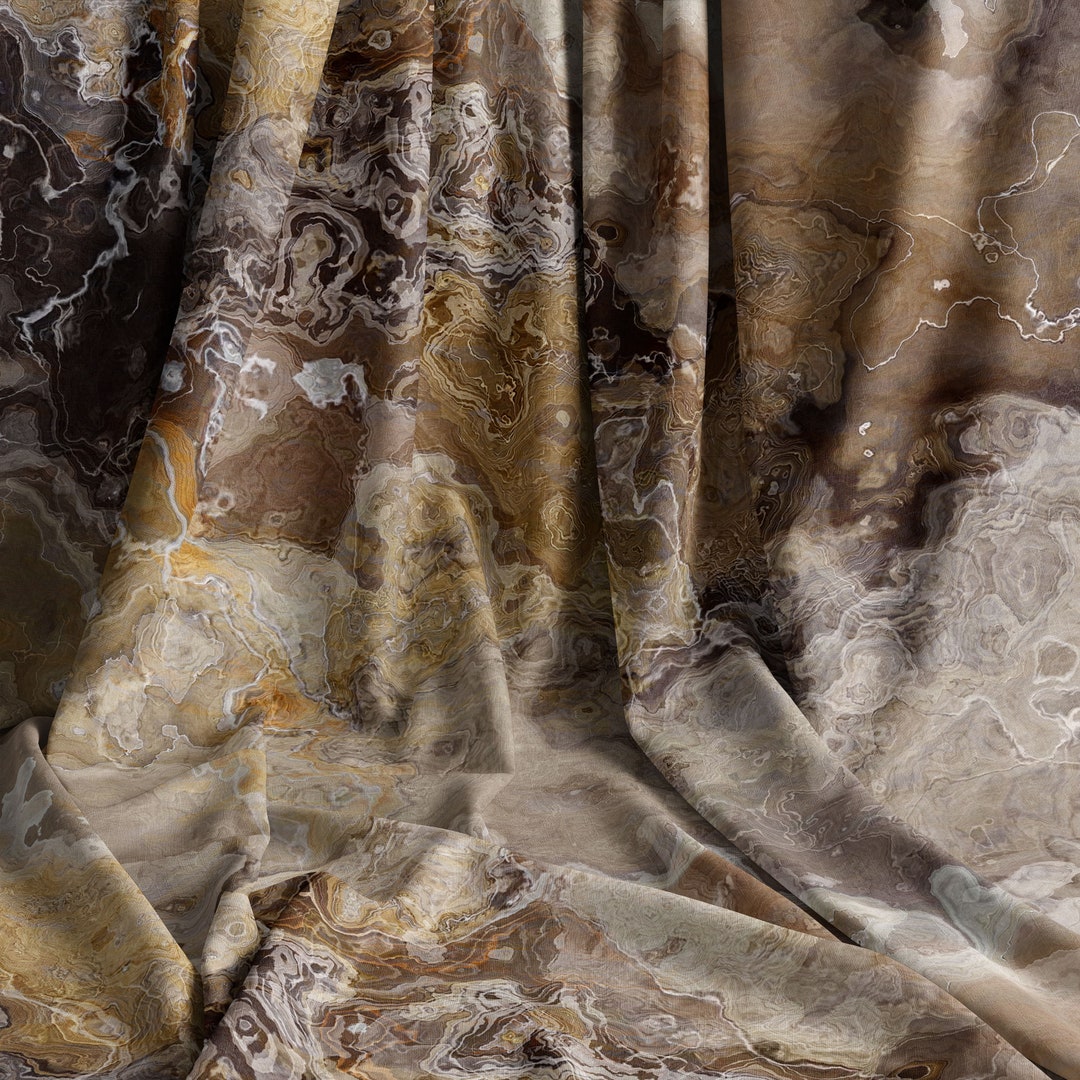 Abstract Art Fabric Printed by the Yard: Polyester Poplin or Pima ...