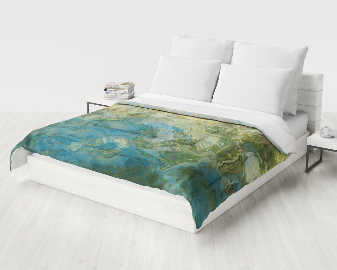 Abstract Art Comforter All Season Comforter Contemporary - Etsy
