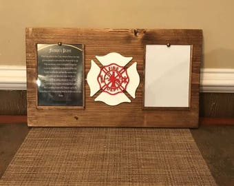 Firefighter plaque | Etsy