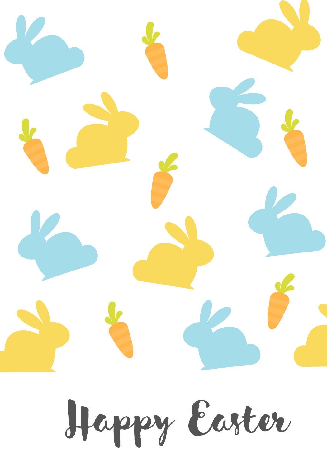 3.5"x5" Cookie Card, Easter, Printable, Instant Download, PDF Print - Etsy