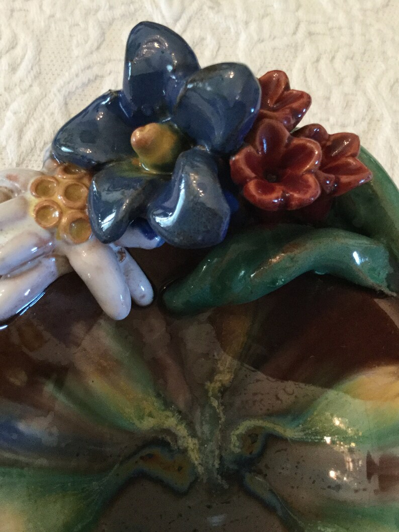 Vintage, Austrian Liezen Edelweiss, Terra Cotta Art Pottery, Ceramic ...
