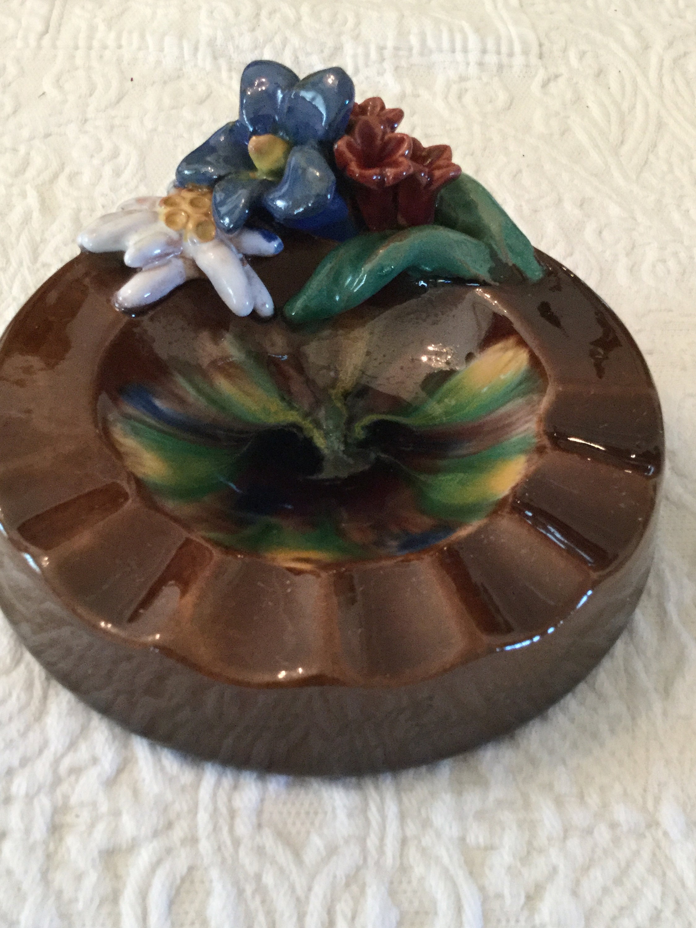 Vintage, Austrian Liezen Edelweiss, Terra Cotta Art Pottery, Ceramic ...