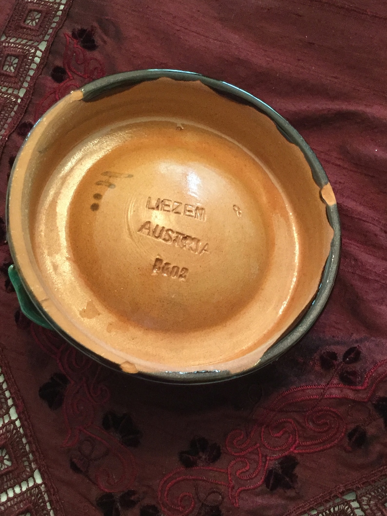 Vintage, Austrian Liezen Edelweiss, Terra Cotta Art Pottery, Ceramic ...