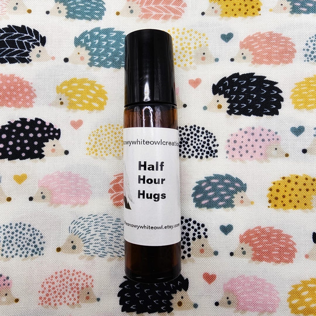 Half Hour Hugs Perfume Oil: Candied Peach, Vanilla, White Musk - Etsy