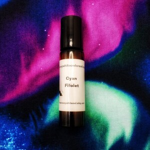 Cyan Fifolet Perfume Oil-musky Aura of Light, Jasmine, Lotus, Marsh Mud ...