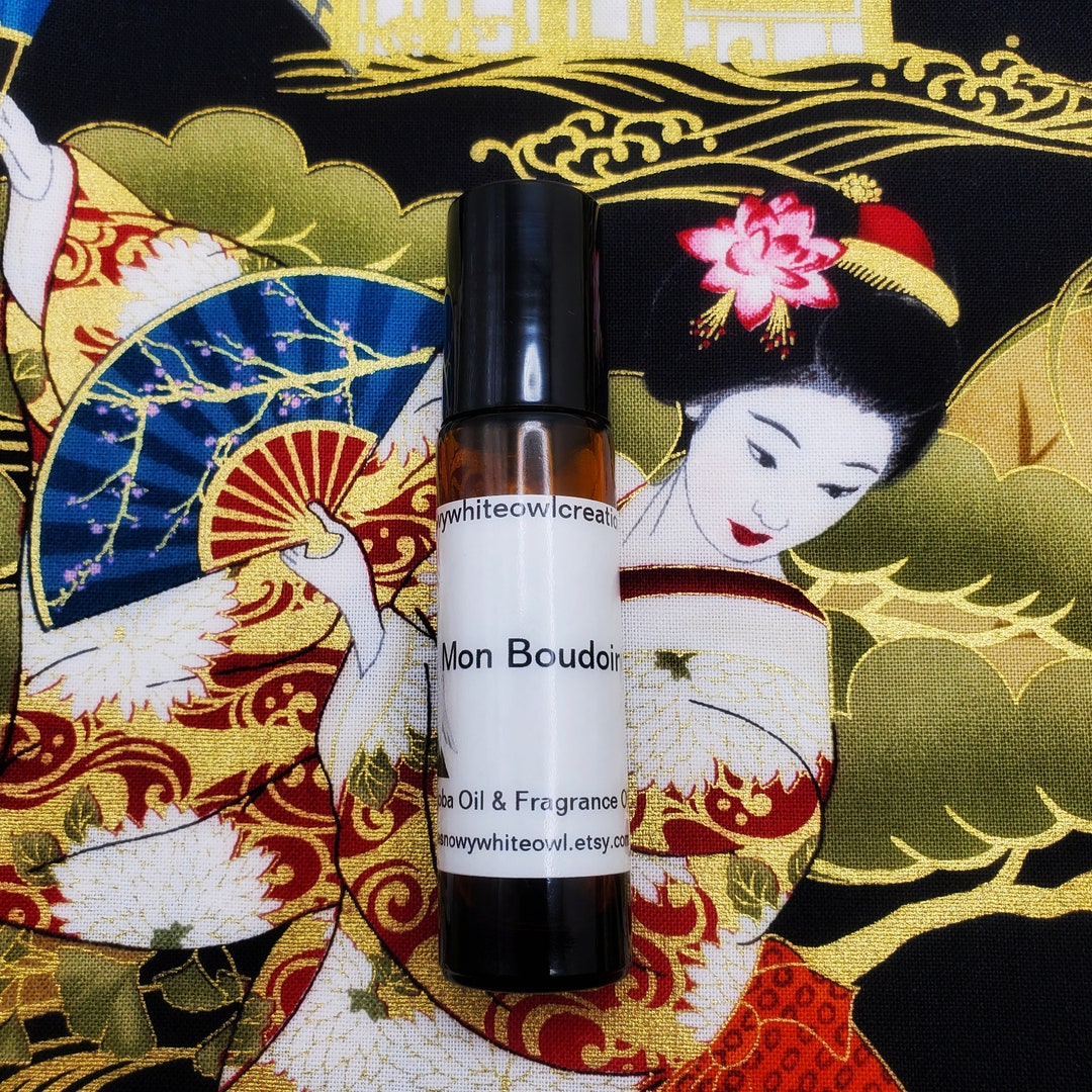 Mon Boudoir Perfume Oil-vintage Violet Chypre, Green Carnation, Rose ...