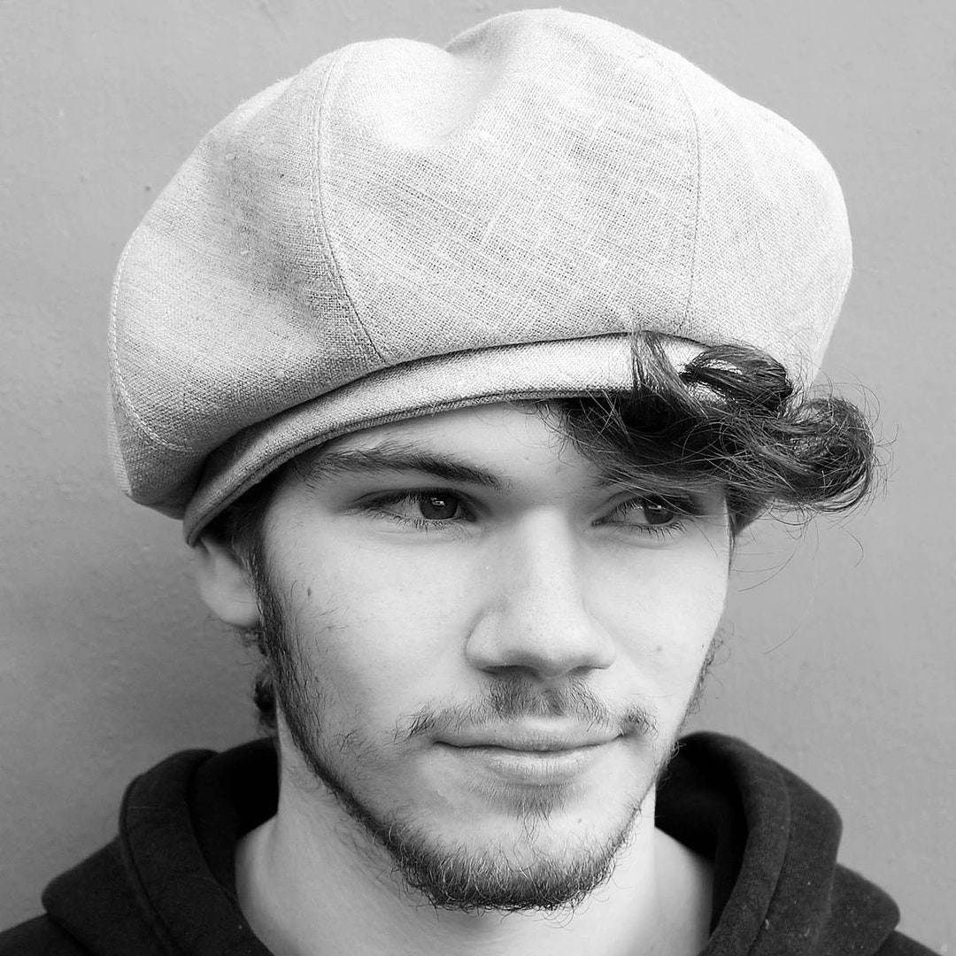 Handmade Linen Beret for Summer, French Linen Tam for Men or Women - Etsy