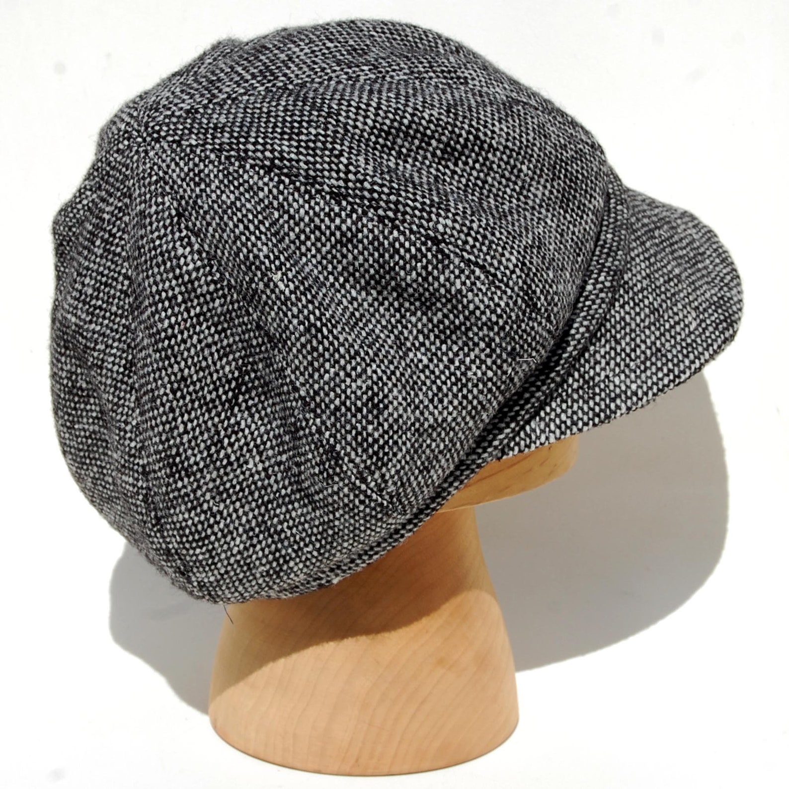 Handmade Hemp Baker Boy Cap in Donegal Tweed by Zuthats - Etsy