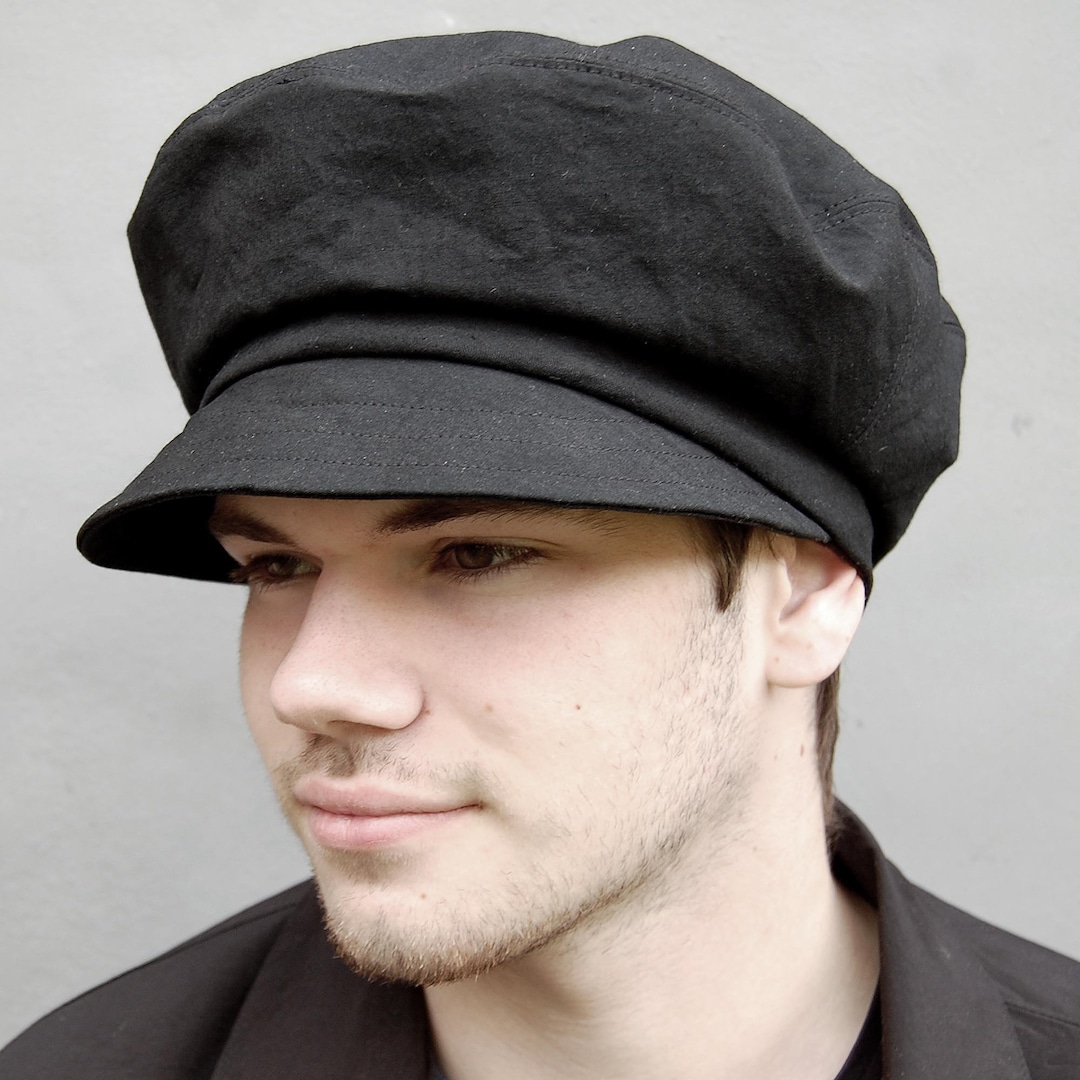 Black Japanese Summer Cap, Zutmaud, by Zuthats - Etsy