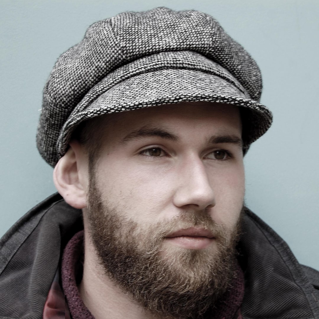 Handmade Hemp Baker Boy Cap in Donegal Tweed by Zuthats - Etsy
