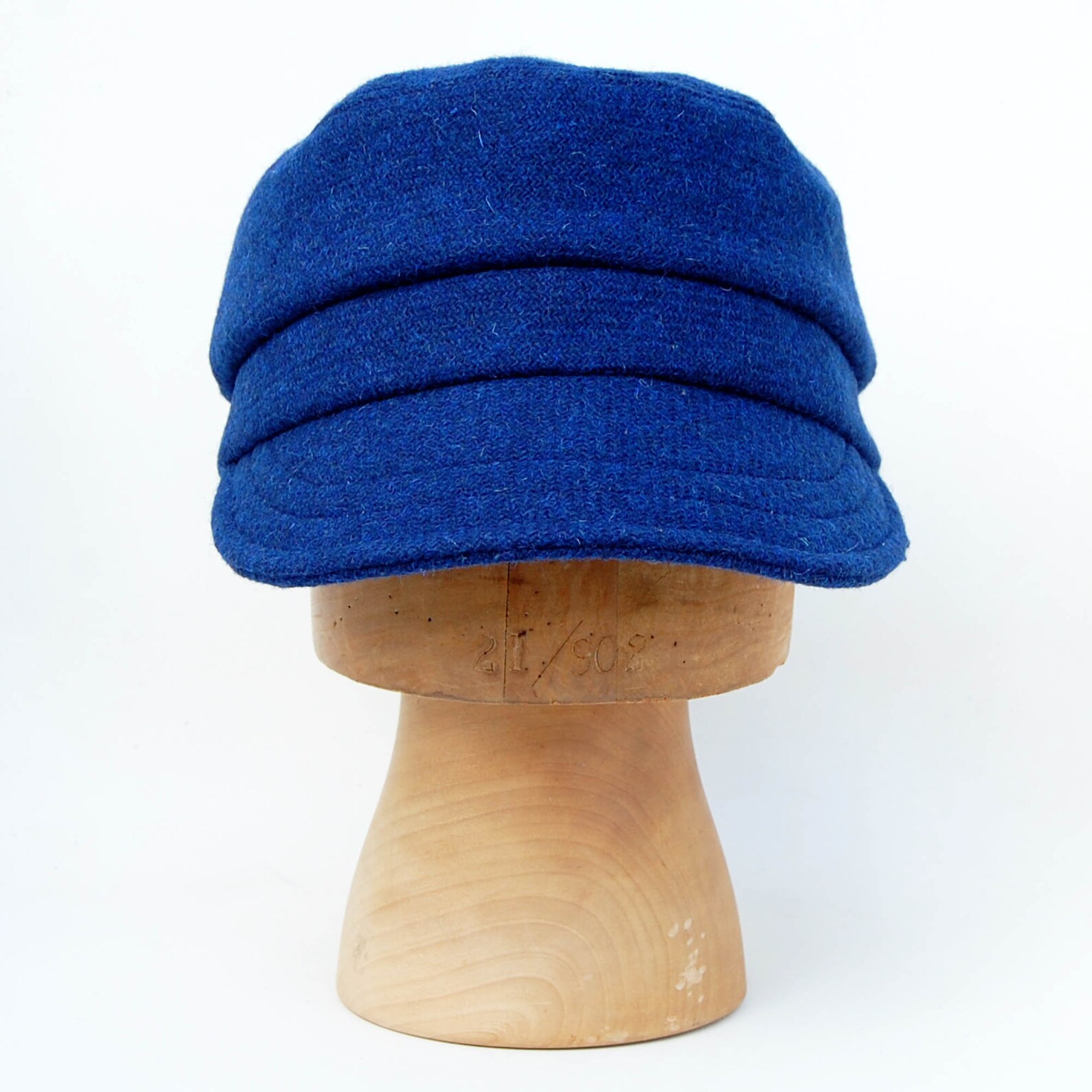 Handmade Cadet Cap in Navy Harris Tweed Fabric, Zutniko by Zuthats - Etsy