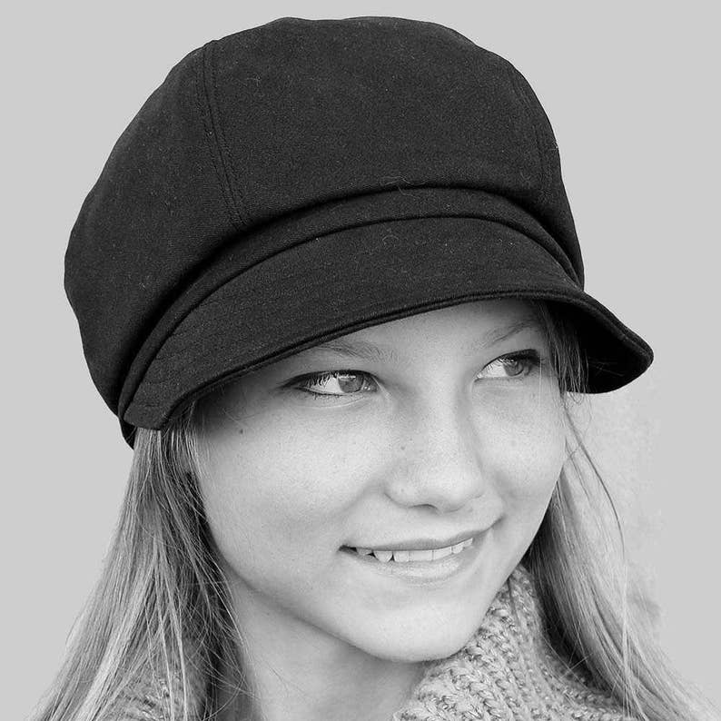 Handmade French Cap Navy Cotton Cap Navy Newsboy Cap - Etsy