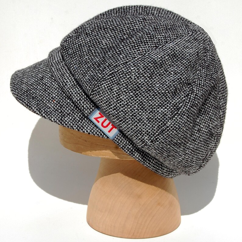 Handmade Hemp Baker Boy Cap in Donegal Tweed by Zuthats - Etsy