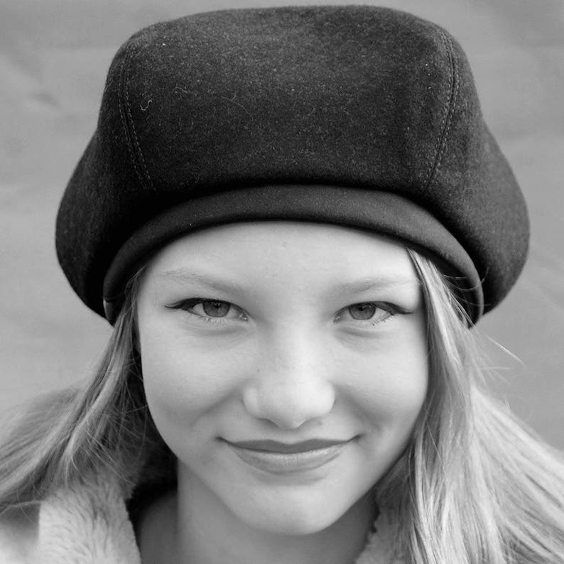 Wool French Beret ZUT Cap Womens Designer Cap French Hat - Etsy