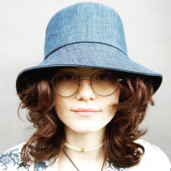 Denim Bucket Hat - Etsy