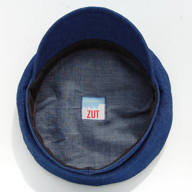 Handmade French Workwear Cap in Indigo Linen and Cotton by - Etsy