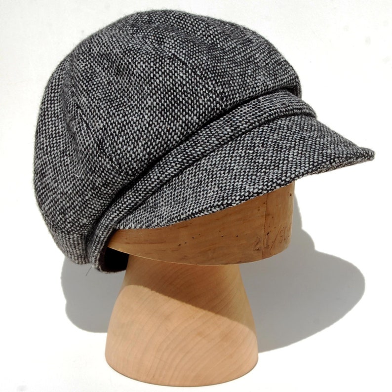 Handmade Hemp Baker Boy Cap in Donegal Tweed by Zuthats - Etsy