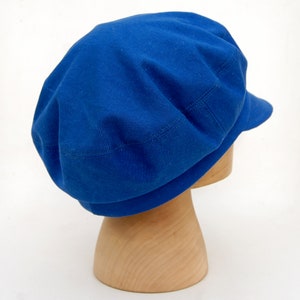 Handmade French Work Cap in Vintage Indigo Cotton Workwear Fabric, by ...