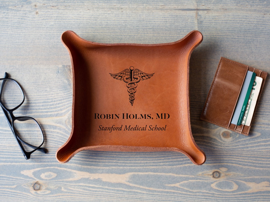 Medical School Graduation Gift / Gift for Doctor / Personalized Leather ...