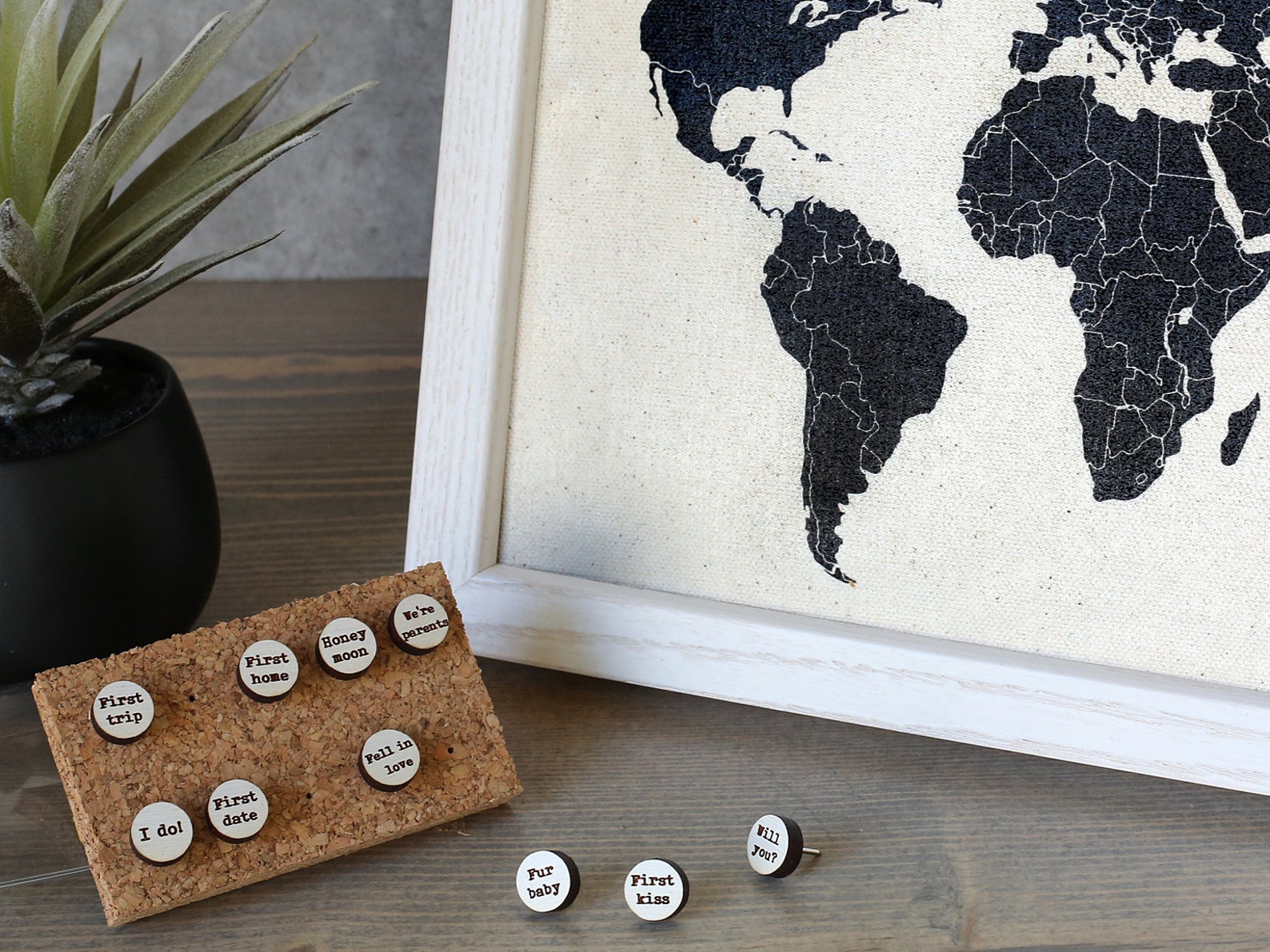 Custom Push Pins - Personalized Milestone Pins for Map - Etsy
