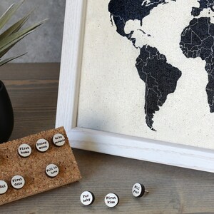 Custom Push Pins - Personalized Milestone Pins for Map - Etsy