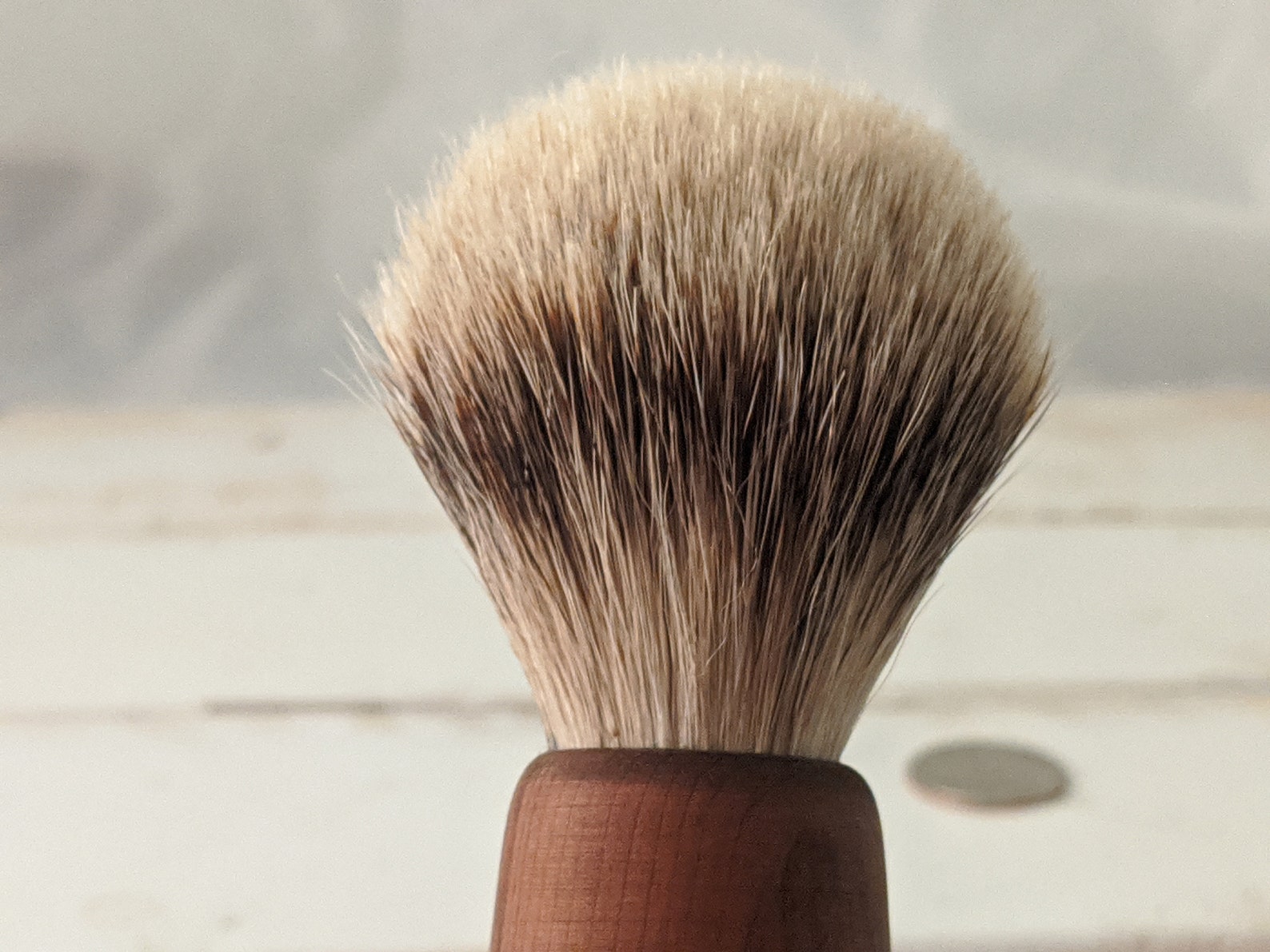 Black Walnut Shaving Brush Handturned Badger Hair Silvertip Badger - Etsy