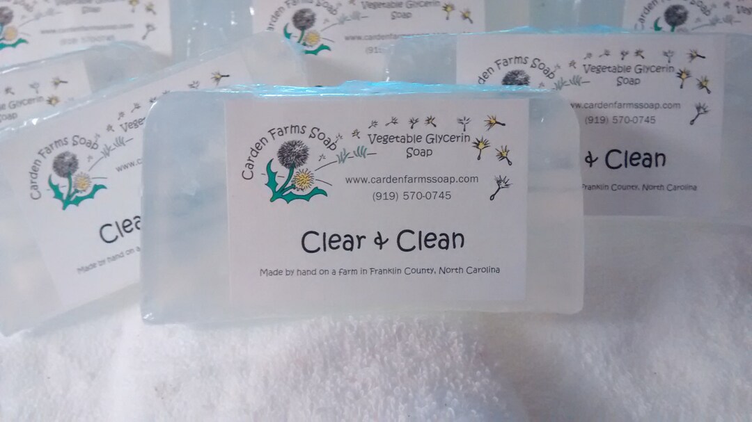 Clear & Clean Soap | Vegan Soap | Mild Soap | Vegetable Oil Based Soap ...