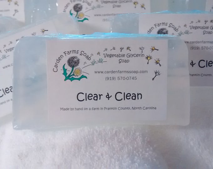Clear & Clean Soap | Vegan Soap | Mild Soap | Vegetable Oil Based Soap ...