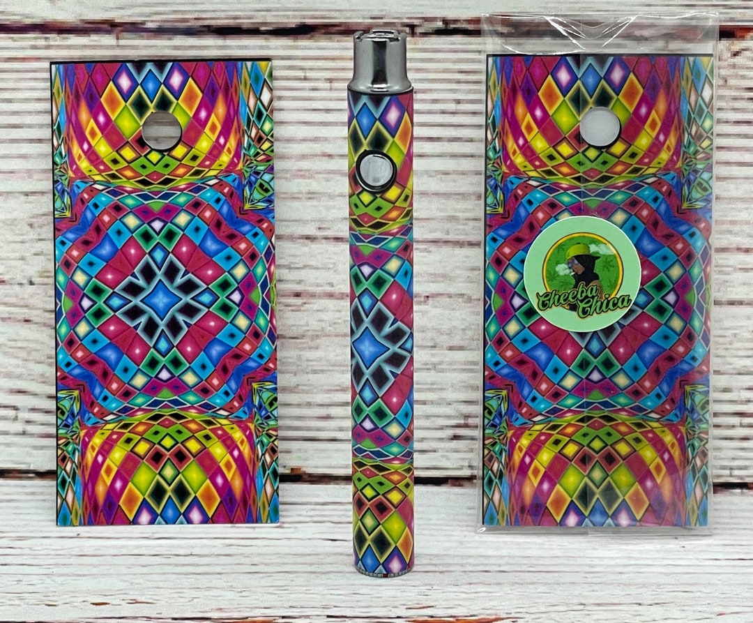Colorful Wavy Blocks COVER for Your Ooze 1.0 and 2.0 Pen Skin ...