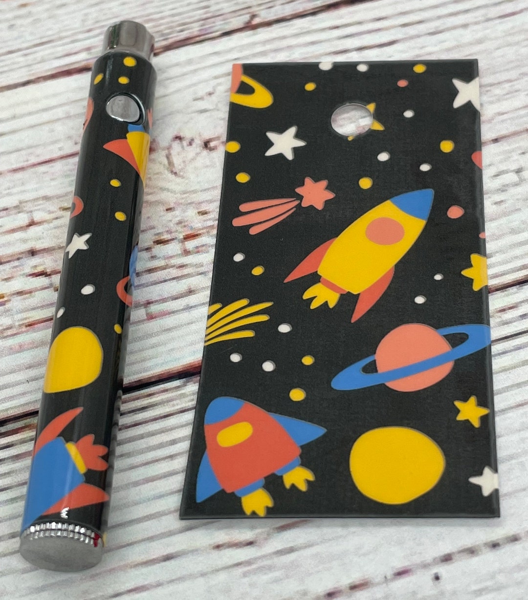 Color of Space Rockets COVER for OOZE Vape Pen Dab Pen WRAP Space Vibes ...