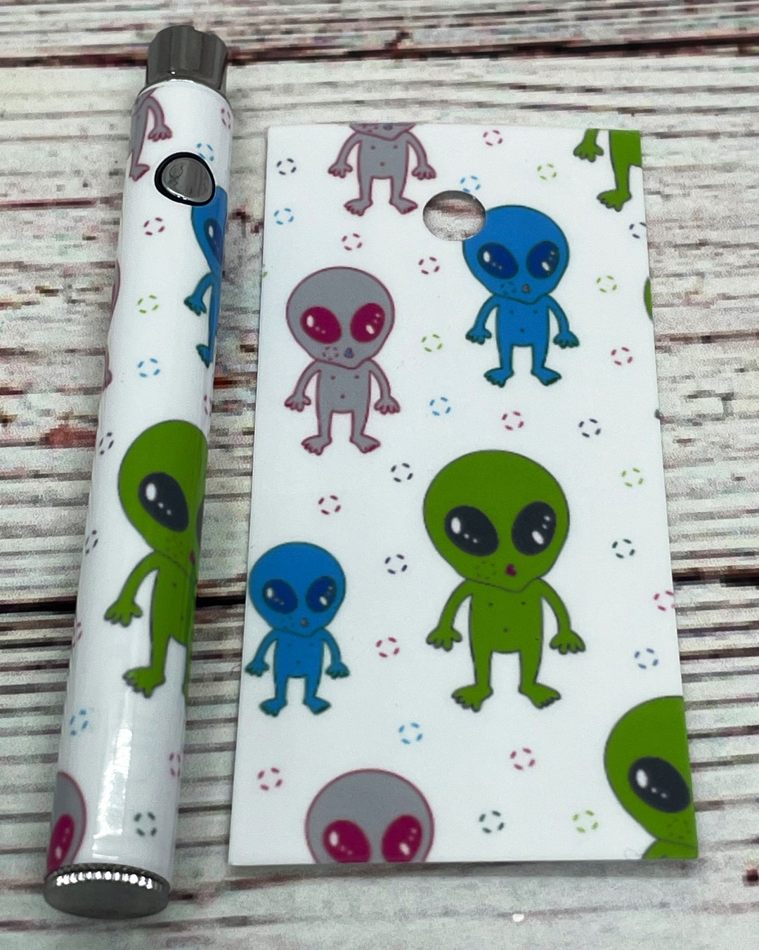 Colorful Alien COVER for Your Ooze Vape Battery Extra Terrestrial Vape ...
