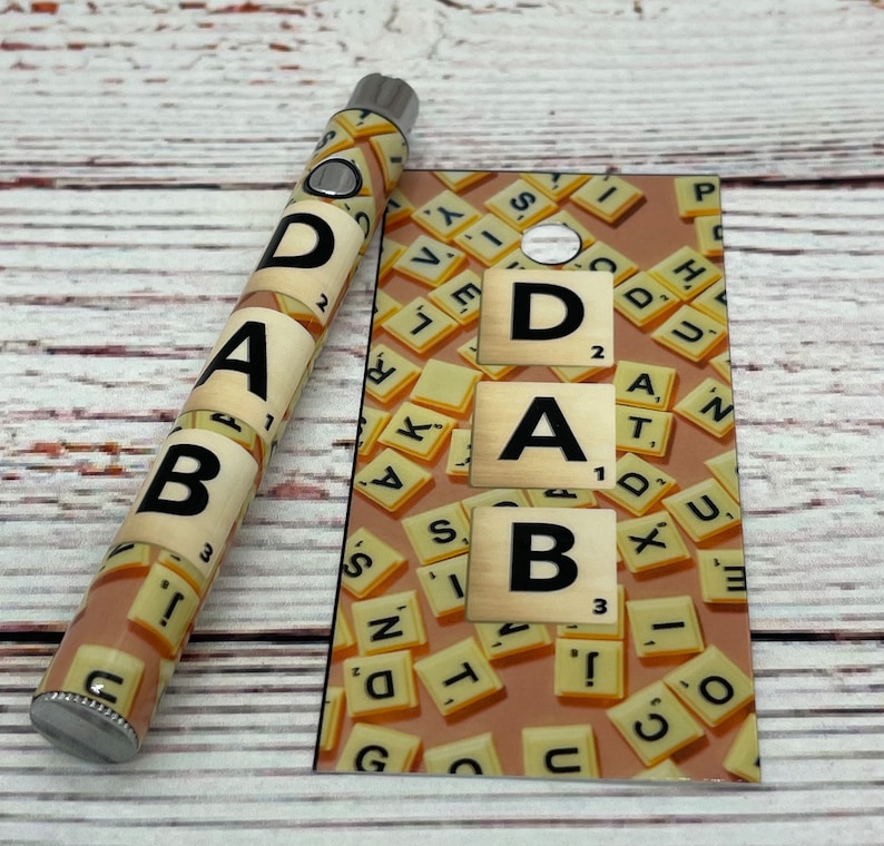 Vape Skin | Scrabble Graphic Vape Wrap for Ooze Brand Pen | Battery ...