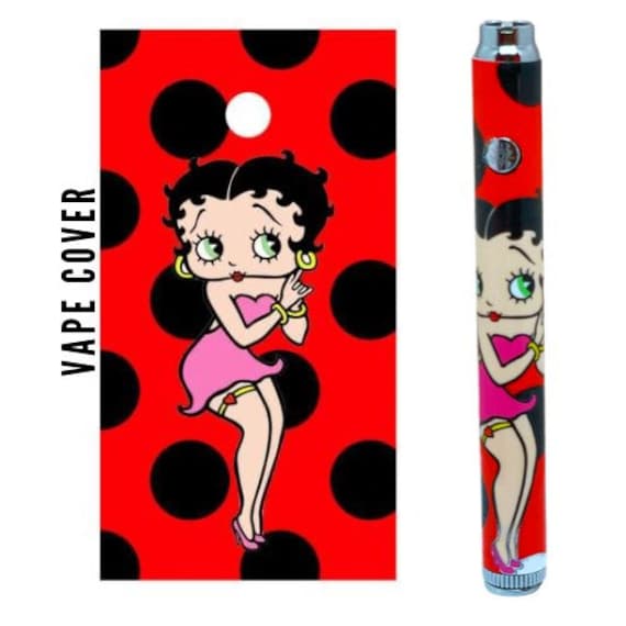 Betty Boop COVER for Your Ooze Pen SKIN Polka Dot Red Black Betty Boop COVER for Your Ooze Pen SKIN Polka Dot Red Black