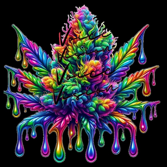 Rainbow Weed Smoke Wallpaper