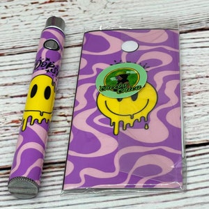 Trippy Smiley Face COVER for Your Ooze 1.0 Pen Skin Psychedelic Design ...