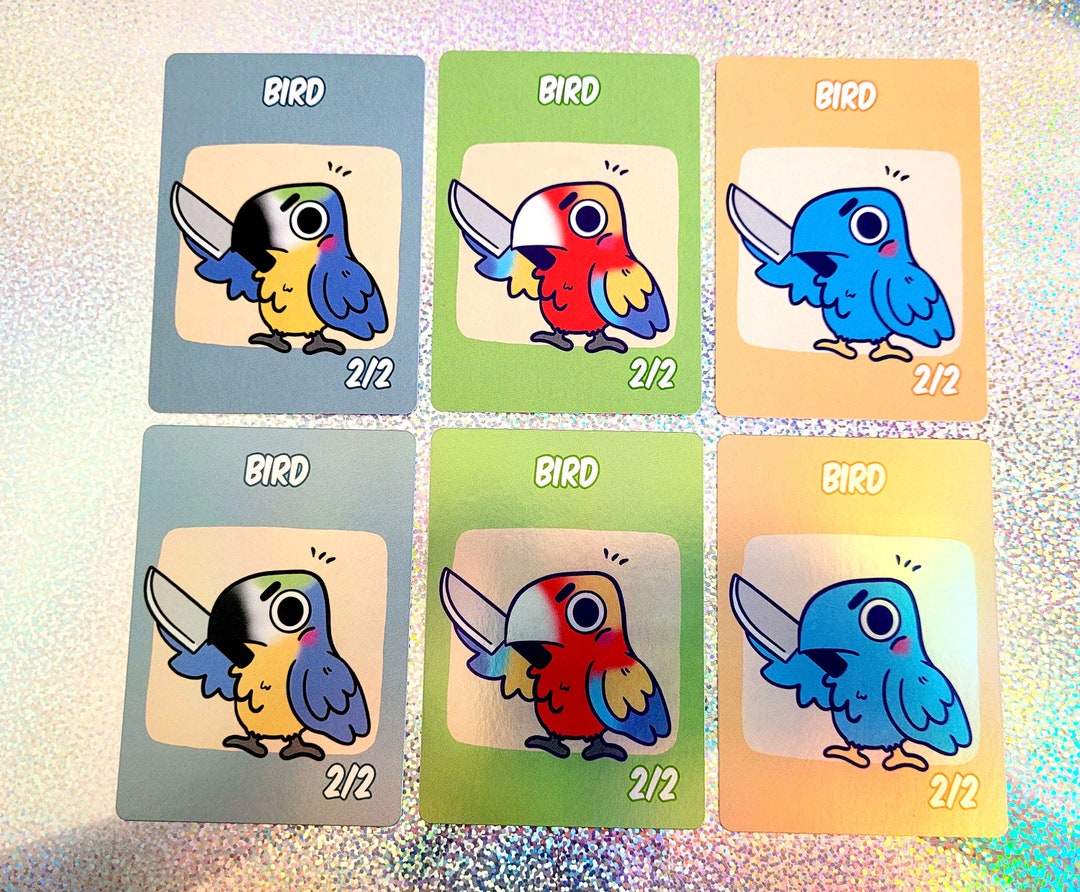 Magic 2/2 Bird Token - Angry Bird With Knife - Foil or Non Foil - Macaw ...