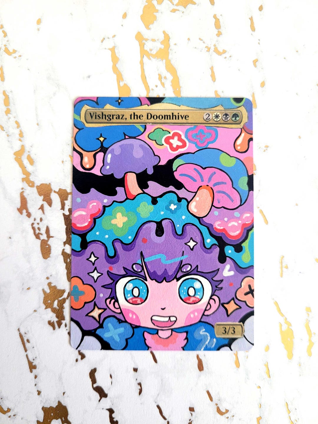 Magic Alter Vishgraz, the Doomhive Custom Character Altered Art - Etsy