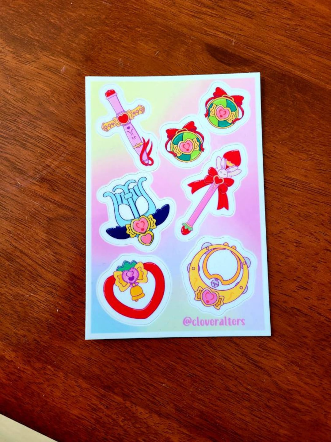 Tokyo Mew Mew Weapon Sticker Sheet - Kawaii A6 Vinyl Stickers - Etsy