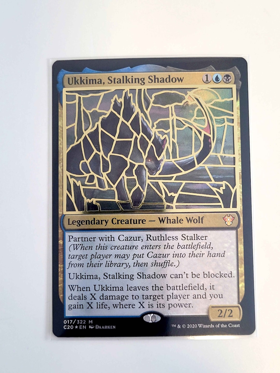 Magic Gold Altered Ukkima, Stalking Shadow - Etsy