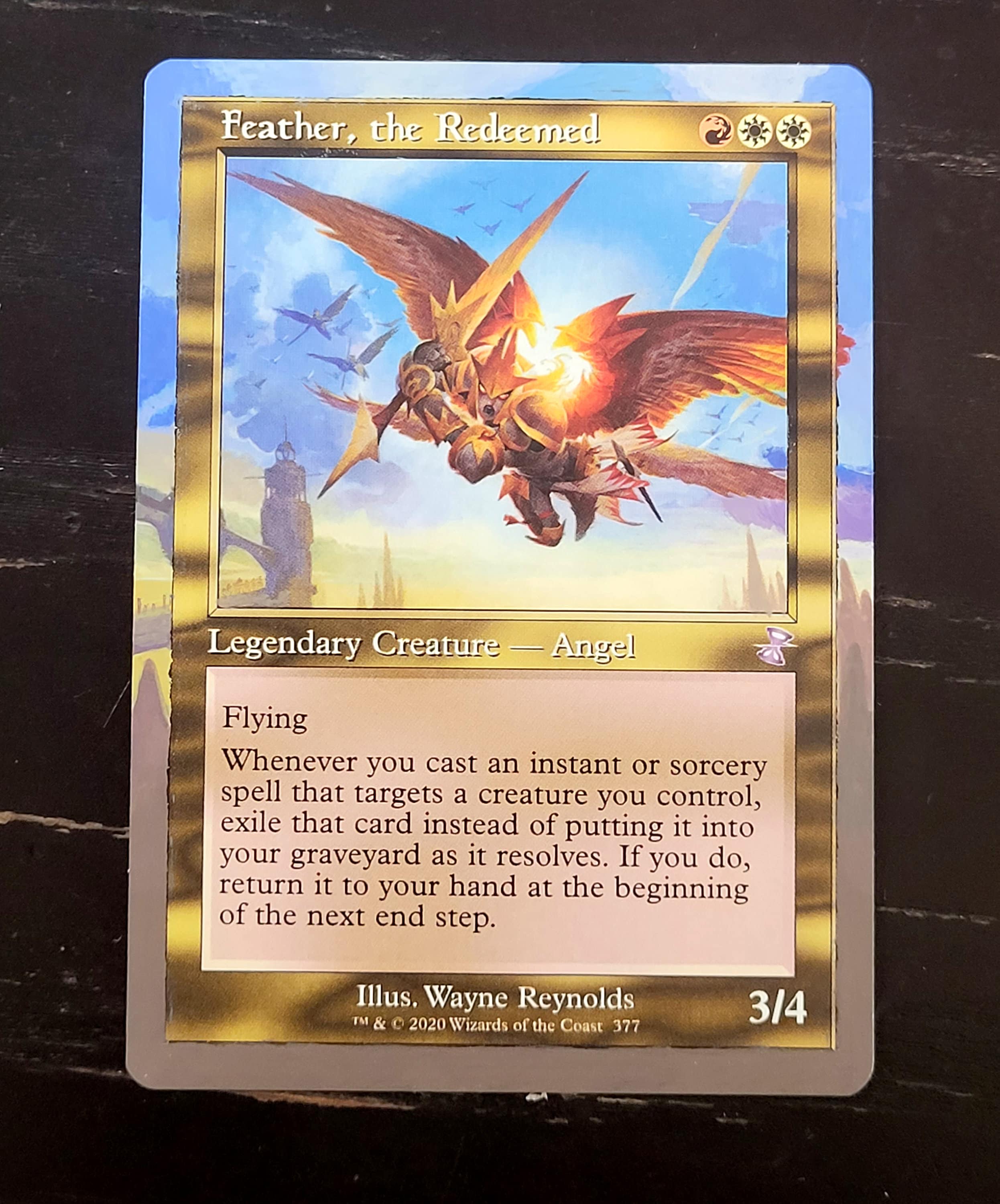 Card Games Feather The Redeemed Playmat Desk Mat Perfect Pairing To Go ...