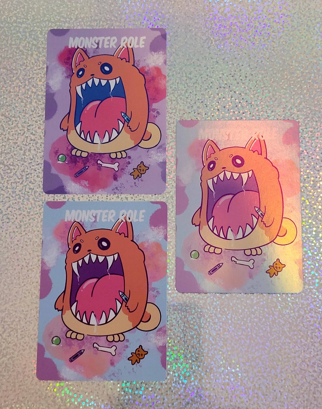 Magic the Gathering Monster Role Token Holo or Non Holo - Etsy